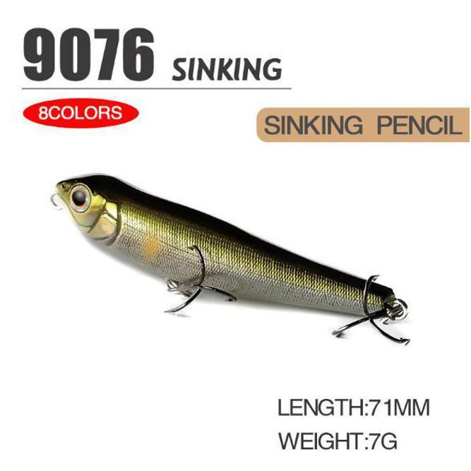 【LUZ路亞】【現貨】日系 沉水鉛筆 7g 路亞假餌 顫泳 米諾 根魚 假餌 路亞軟蟲 亮片 顫泳 VIB 鐵板 釣魚 | 蝦皮購物
