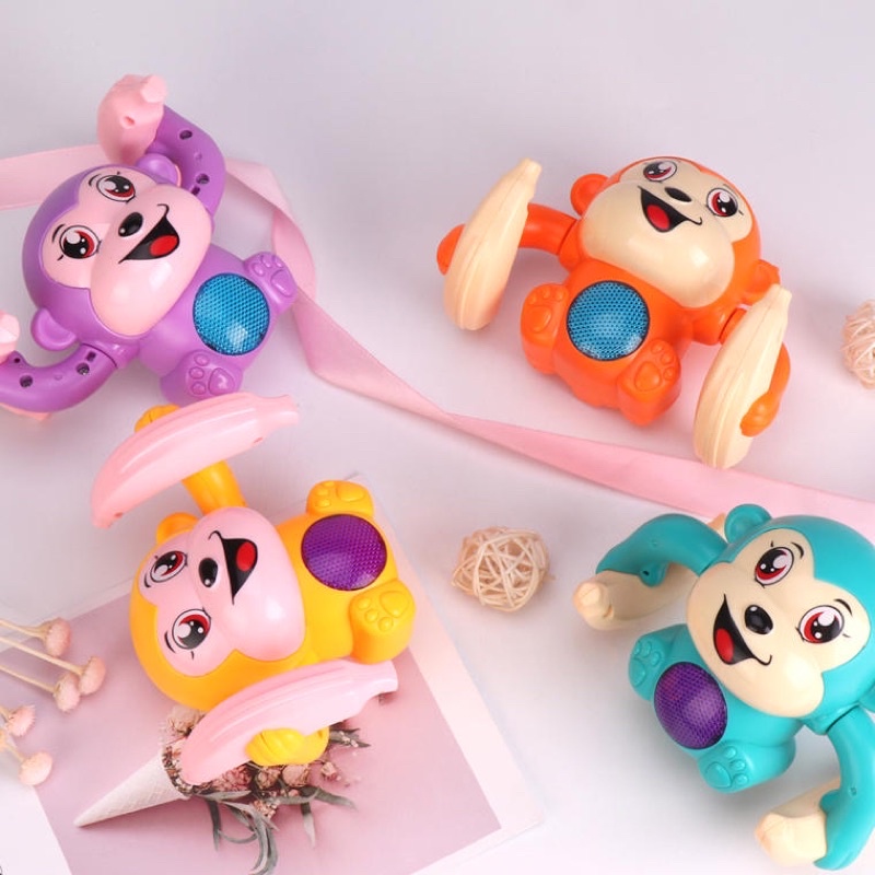 【益智玩具】-電動翻滾猴 音樂翻滾猴子 跳舞猴子 通過BSMI認證:M63551 | 蝦皮購物