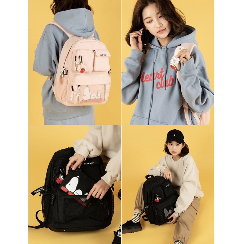 (現貨）韓國代購 shoopen x 史努比 查理布朗 後背包 史努比snoopy | 蝦皮購物