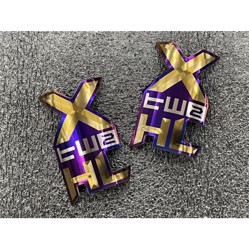 🔥【現貨+發票隔日到貨】新品 鯊魚X2HL 鈦合金貼片 鯊魚工廠 鈦片 氣瓶貼片 鈦片 X2 HL 正鈦合金 燒色 燒鈦 | 蝦皮購物