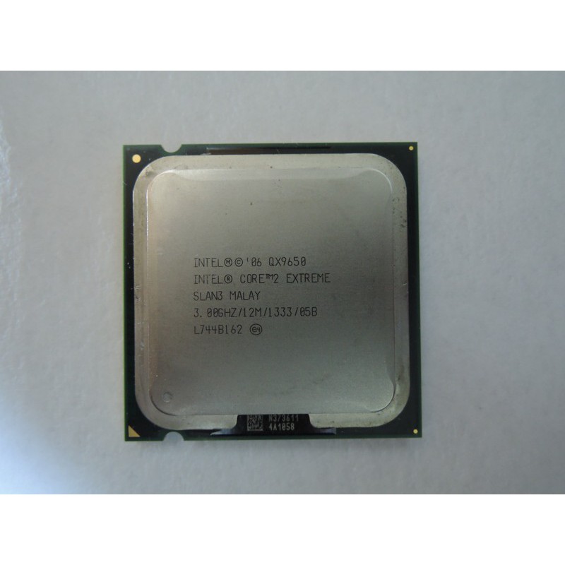 Intel Core2 Extreme QX9650 CPU 775 正式版 旗艦 最高階 極致稀有 | 蝦皮購物