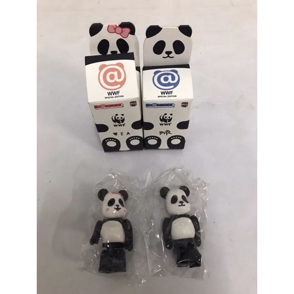 BEARBRICK WWF TEA&milk | 蝦皮購物