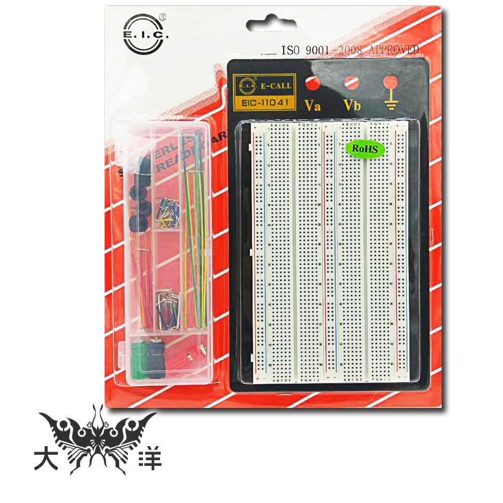 二片式麵包板 含跳線盒 EIC-1104-J 大洋國際電子 | 蝦皮購物