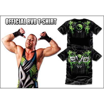 [美國瘋潮]正版TNA RVD Video Wall Tee 經典Rob Van Dam 太極款衣服M號特價 前WWE | 蝦皮購物