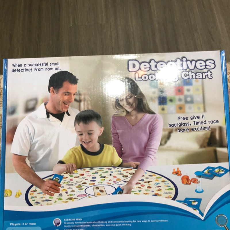 Detectives Looking Chart 小偵探找圖 記憶桌遊 | 蝦皮購物