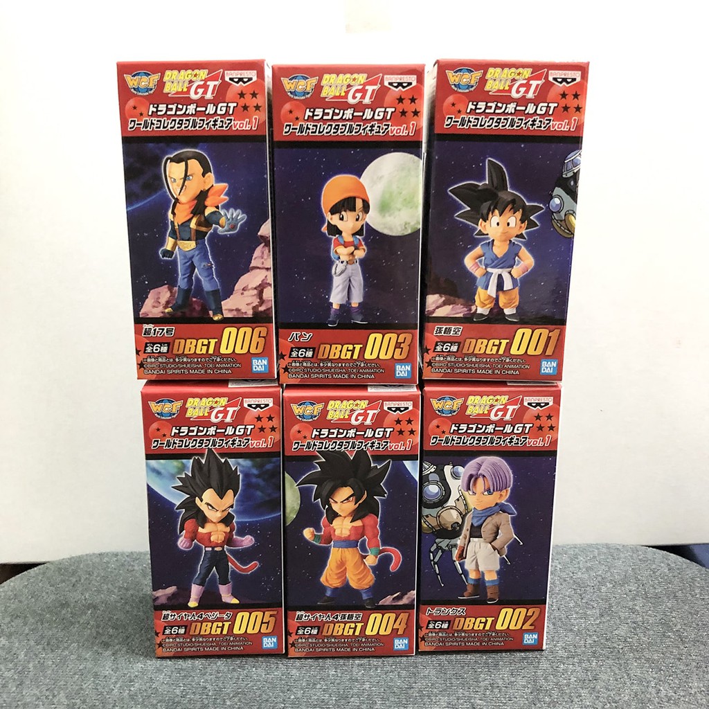 代理版 景品 七龍珠WCF GT篇 VOL.1 一套6隻 | 蝦皮購物