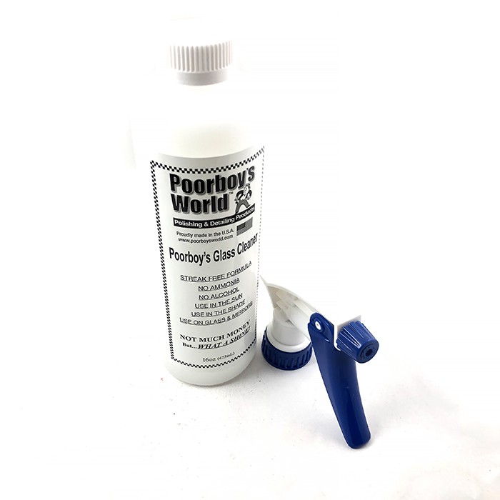 美國 Poorboy's World Glass Cleaner 16 oz.窮小子玻璃清潔劑 約473ml清潔劑 好蠟 | 蝦皮購物