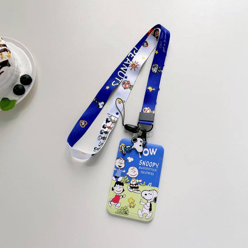 【Ang 24h出貨】哆樂哆 史努比系列長繩卡套 天空史努比學生卡卡套 史努比公交卡卡套 門禁卡卡套 胸牌工作證件卡套 | 蝦皮購物
