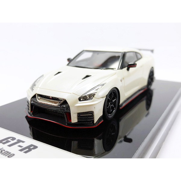 【秉田屋】現貨 Make Up Nissan 日產 GT-R R35 Nismo 2017 白 1/43 | 蝦皮購物