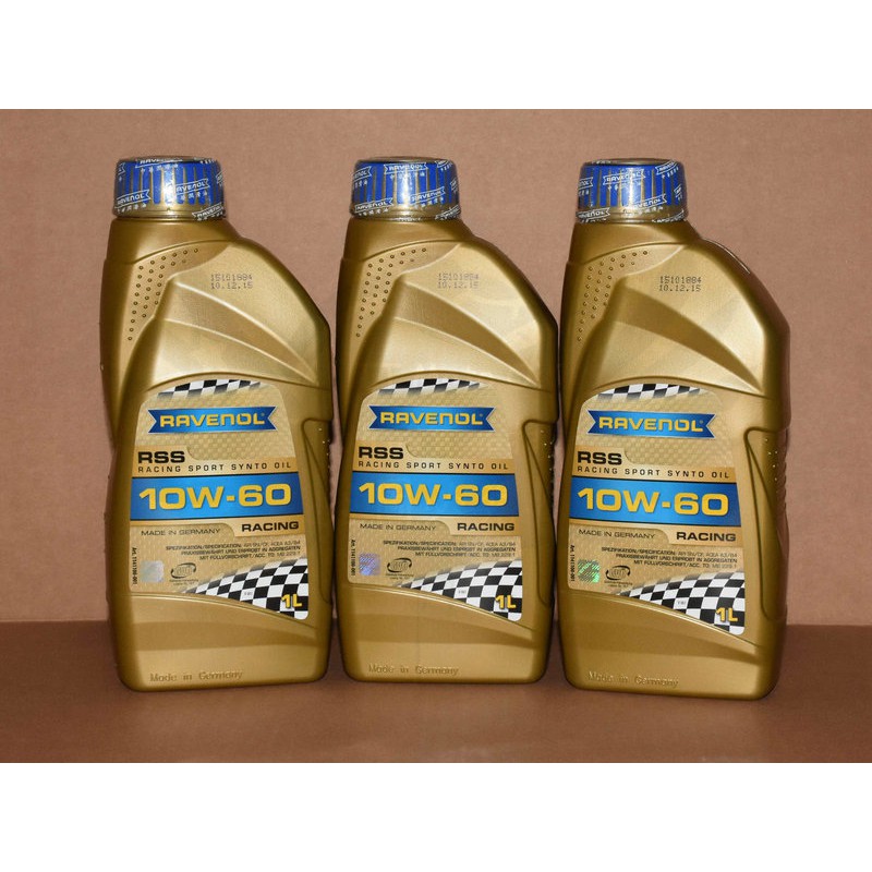 《TT油品》Ravenol 漢諾威 RSS 10W60 酯類 公司貨 10W-60 高轉 大馬力 E92 M3 | 蝦皮購物