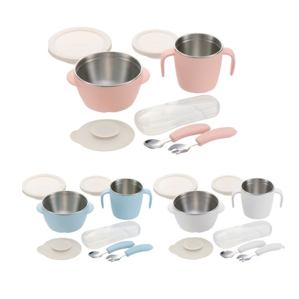 日本 Richell 利其爾 雙層可拆式不鏽鋼禮盒組(杯260ml+碗370ml)-3色可選【佳兒園婦幼館】 | 蝦皮購物