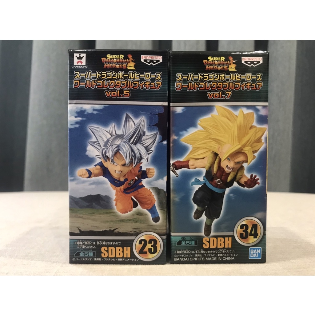 ☆恩甯小舖☆ 《金證》《全新》七龍珠 WCF 究極任務 Vol.5 Vol.7 SDBH 23 34 孫悟空 悟飯克斯 | 蝦皮購物