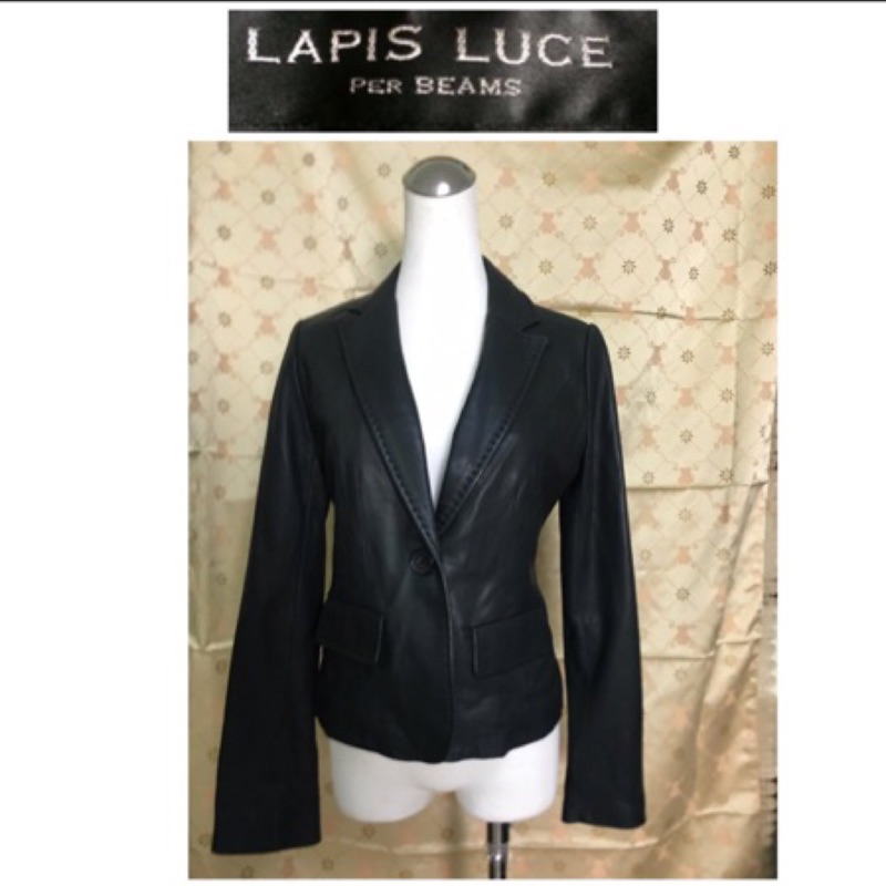 樂279二手真品 LAPIS LUCE 皮衣 羊皮 小羊皮 | 蝦皮購物