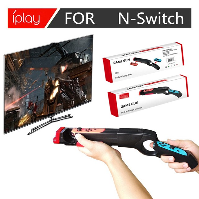 【高雄闔家電玩】IPLAY Switch NS Joy Con 槍託握把/射擊/體感遊戲槍/switch周邊 | 蝦皮購物