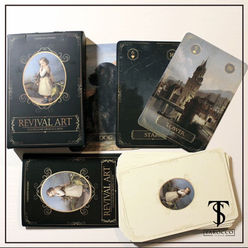 《現貨》Shandi進口牌卡－正版限量私人發行－義大利／文藝復興雷諾曼／Revival Art Lenormand | 蝦皮購物