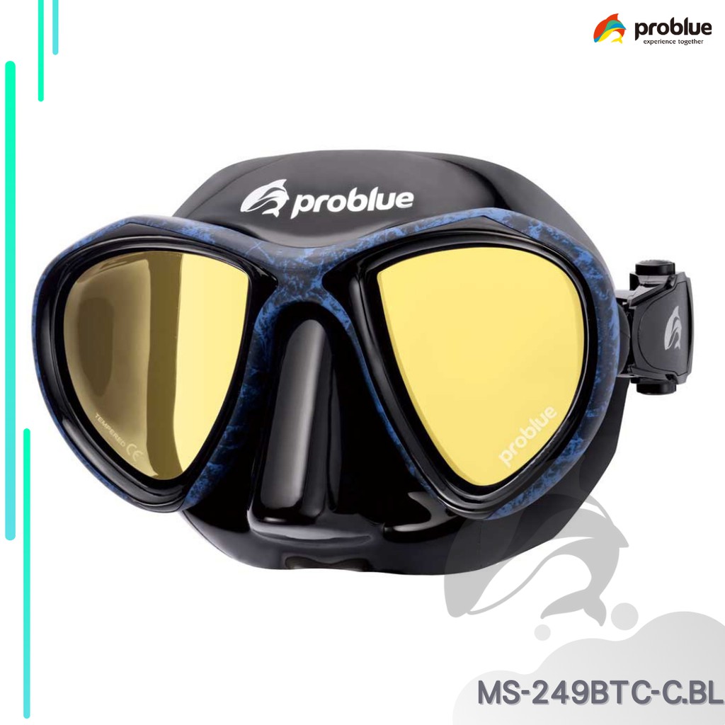 problue MS-249BTC-C 黑矽膠 鍍膜 迷彩框/黑框 雙面鏡 | 蝦皮購物