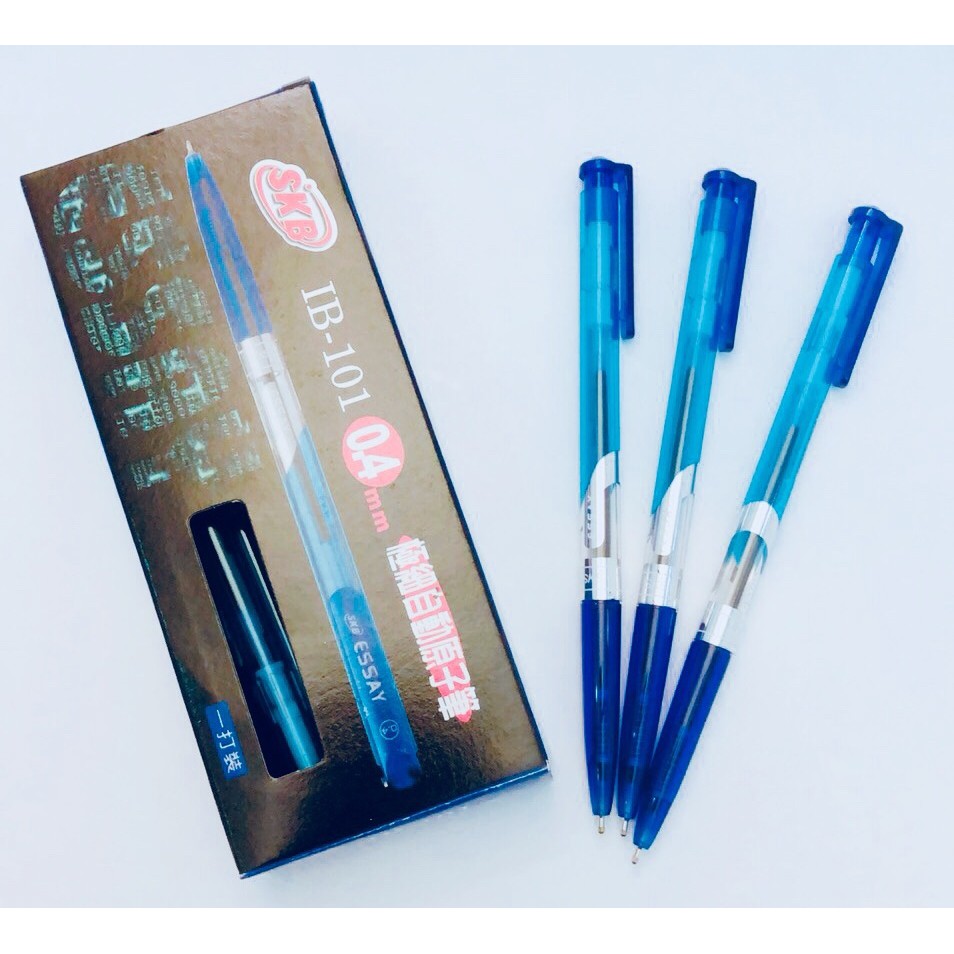 極細自動原子筆(12支) 單色12入SKB/IB-101 0.4mm | 蝦皮購物