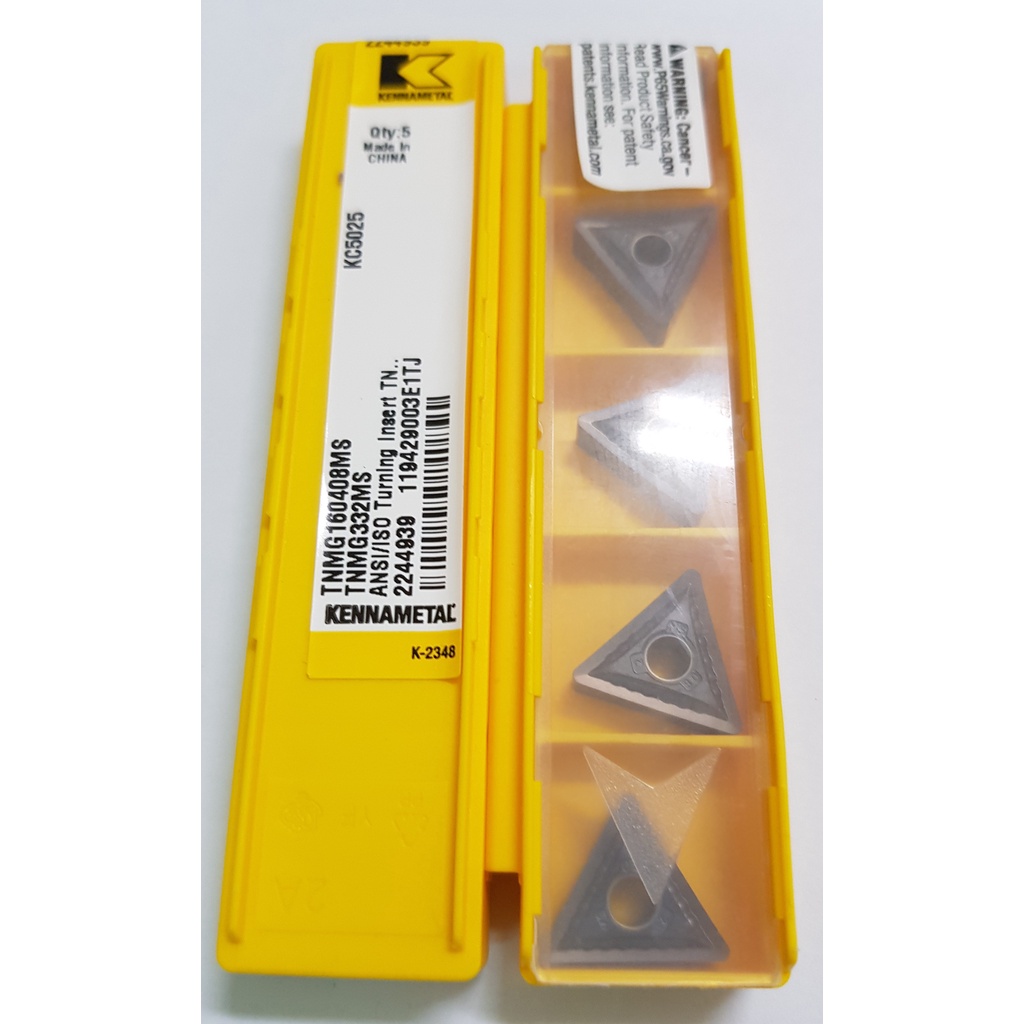 KENNAMETAL 肯納TNMG160402/04/08(一盒10片) | 蝦皮購物