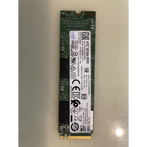 [二手SSD] Intel 660P 256G M.2 PCIe SSD 固態硬碟 | 蝦皮購物