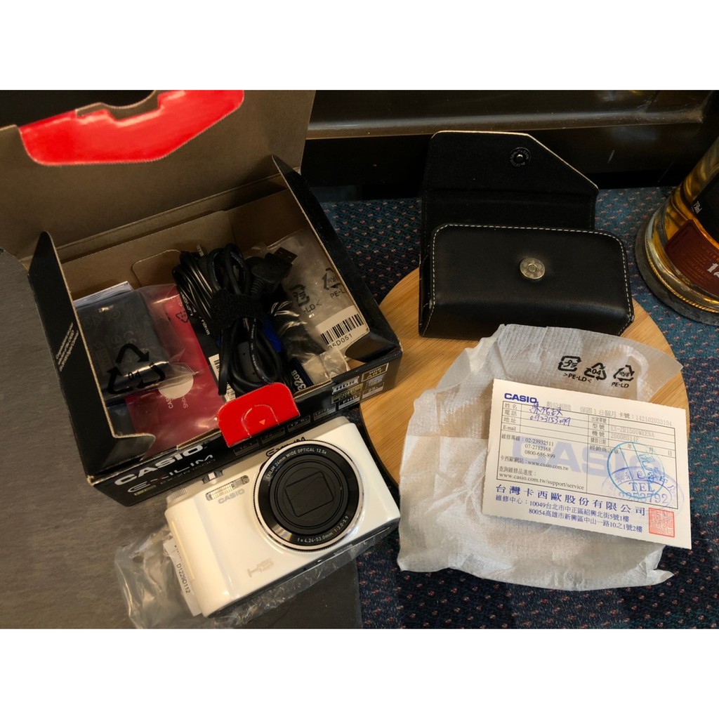 二手極新 CASIO EX-ZR1500 相機白色款 無線傳輸相片 | 蝦皮購物