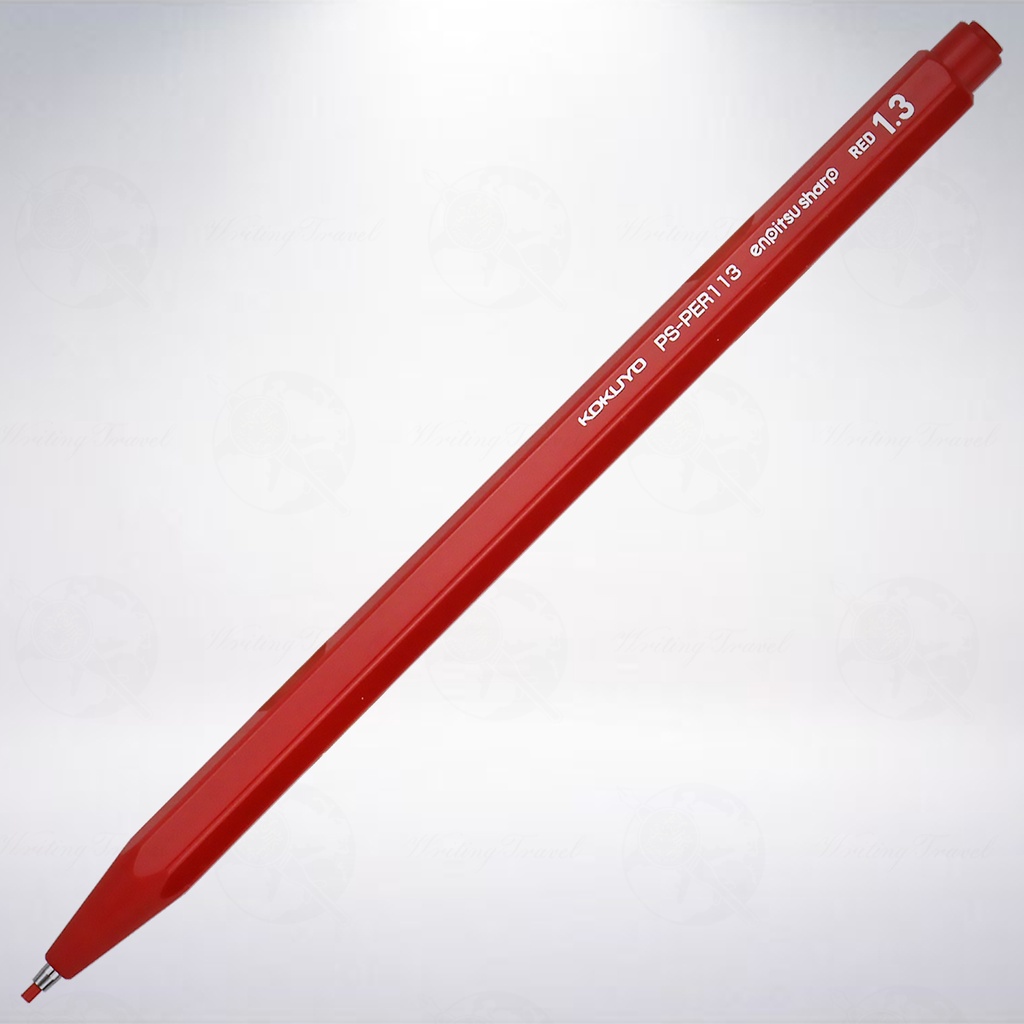日本 國譽 KOKUYO enpitsu 1.3mm 紅色筆芯自動鉛筆 | 蝦皮購物