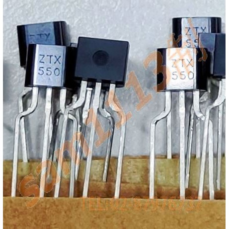 113電晶體 ZTX550 TO-92 ZETEX 1A 60V 中功 X550 >>10個 | 蝦皮購物