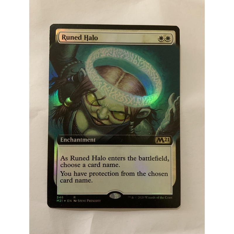 《67》MTG 核心系列 M21 runed halo 閃 擴圖 | 蝦皮購物