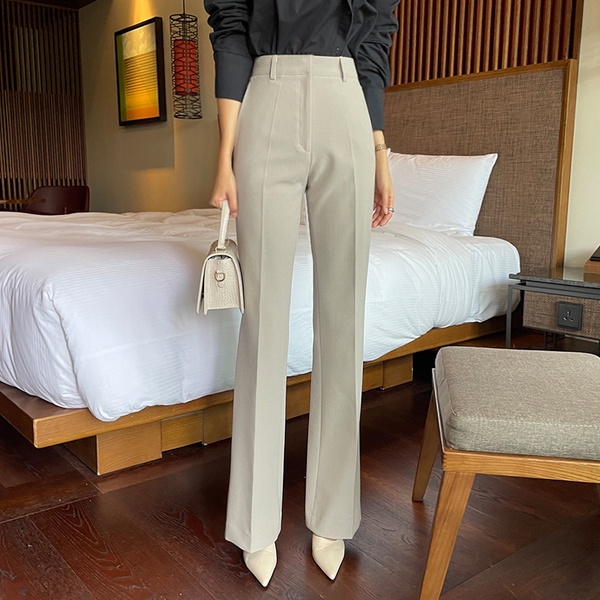 愛依依 西裝褲長褲 寬褲 闊腿褲S-XL新款闊腿褲女高腰垂感顯瘦長褲寬鬆休閒褲子T562-016. | 蝦皮購物