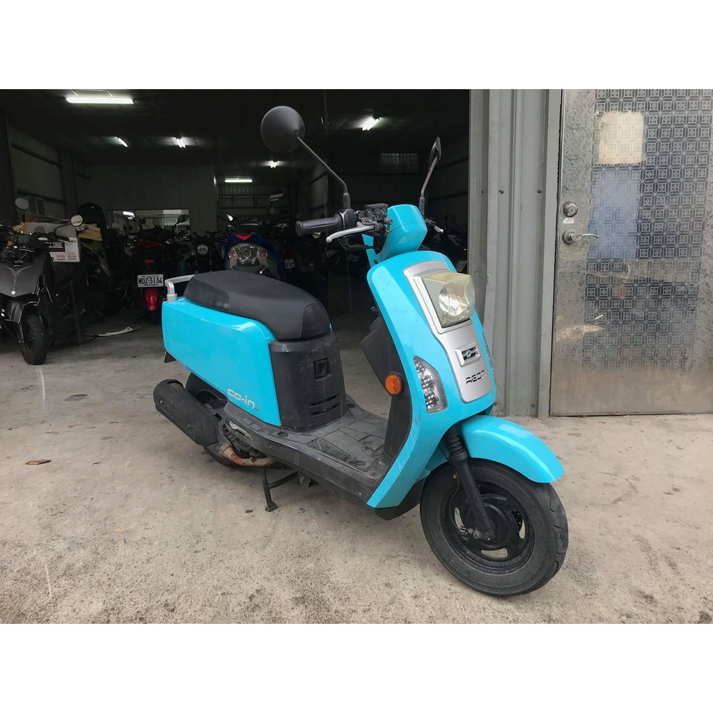 【幽浮二手機車】AEON Coin 125 天空藍 優質代步 2011年【999元牽車專案開跑 】 | 蝦皮購物