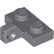 樂高 LEGO 深灰色 1x2 薄板 樞紐 轉軸 公頭 44567 4210892 Gray Hinge Plate | 蝦皮購物