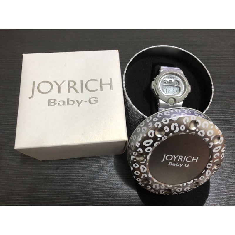 JOYRICH & CASIO 聯名 限量 BABY G 銀色 豹紋 手錶 電子錶 | 蝦皮購物