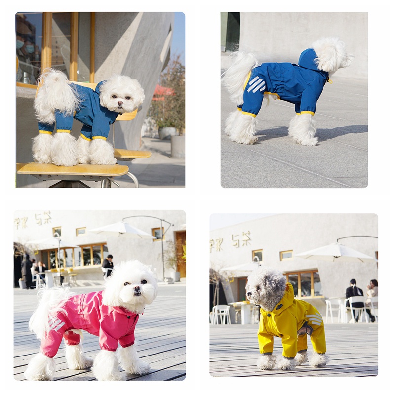 【YOMO】CP套腿戶外雨衣 三色 寵物雨衣 狗雨衣 | 蝦皮購物