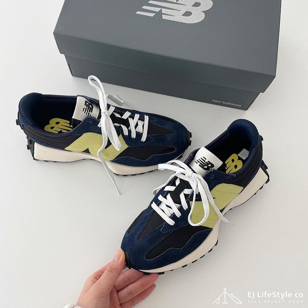 -EJ- 現貨 NEW BALANCE 327 深藍 藍黃 紫 橘 藍紫 NB 女鞋 WS327CC WS327CB | 蝦皮購物