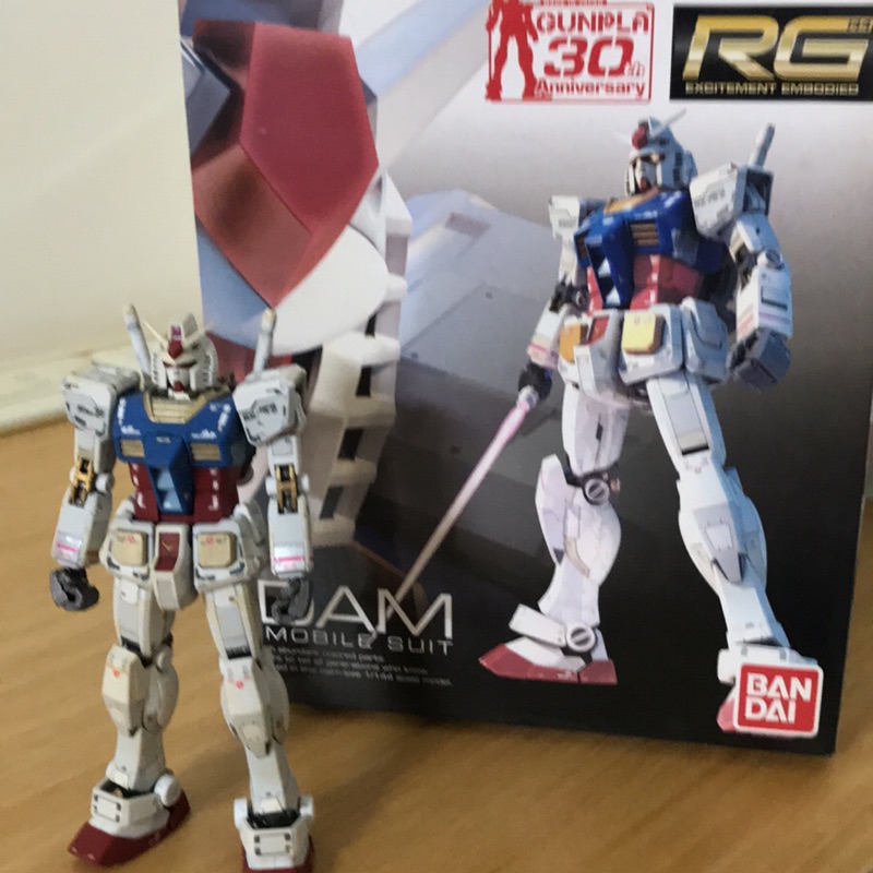 已組裝RG01初代鋼彈 | 蝦皮購物