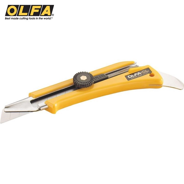 耀您館★日本OLFA長刃大型美工刀OL型美工刀5B(手輪鎖定18mm替刃長刀片;附尾爪)切割刀裁切刀適縫隙縫人工草皮地毯 | 蝦皮購物