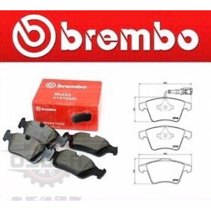 【奧斯德VAG】 7H0698151 福斯 VW T5 T6 單活塞 剎車 煞車 來令片 剎車皮 前 義大利Brembo | 蝦皮購物