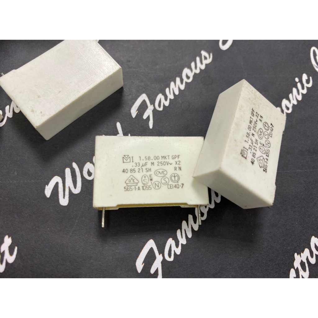 義大利 ARCOTRONICS 0.33uF 250V~ X2 20% MKT-GPF 腳距:27.5mm 電容 | 蝦皮購物