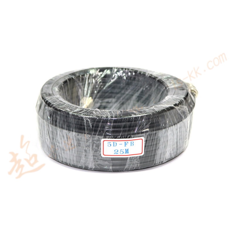 [ 超音速 ] 5D-FB 25米 同軸電纜線 架設基地用訊號線 無線電基地台用訊號線 (8D-SFA 8D-FB) | 蝦皮購物