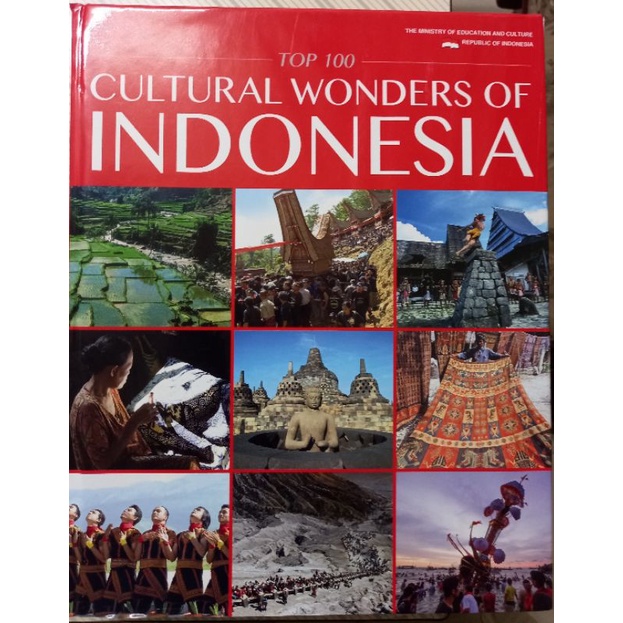 TOP 100 CULTURAL WONDERS OF INDONESIA（精裝）/書優新如圖，無破損畫記 | 蝦皮購物