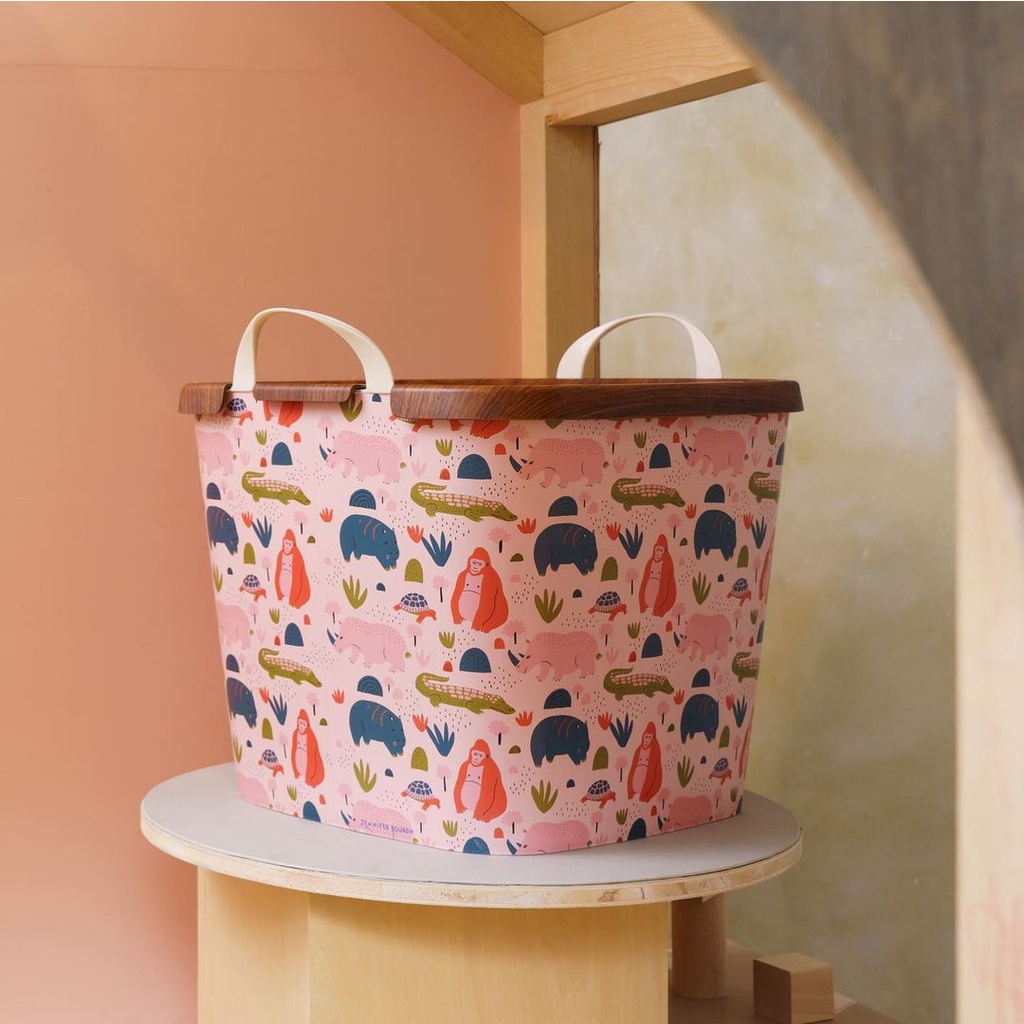 日本 Stacksto X Jennifer Bouron 聯名收納籃 (可愛動物) | 蝦皮購物