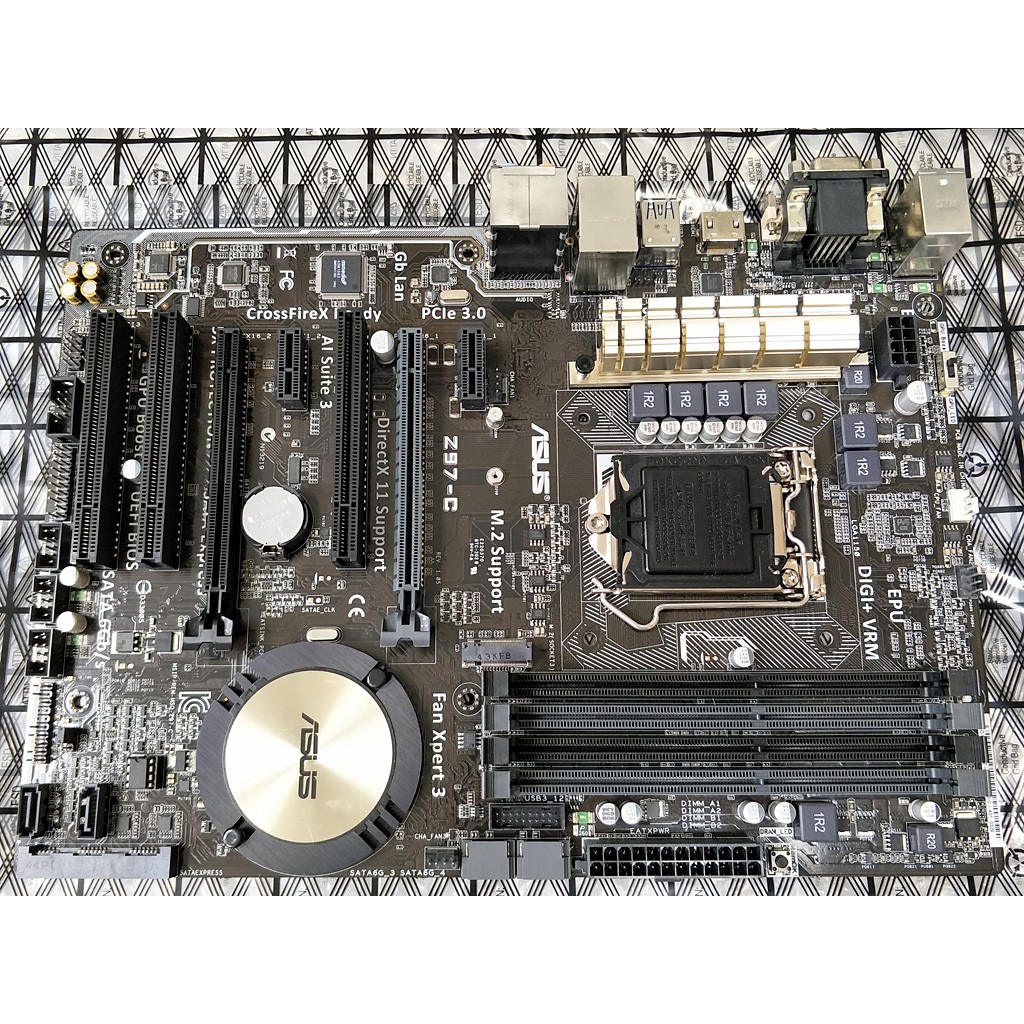 【含稅】ASUS 華碩 Z97-C Z97晶片 1150 DDR3最大32G ATX 庫存主機板 保三個月 | 蝦皮購物