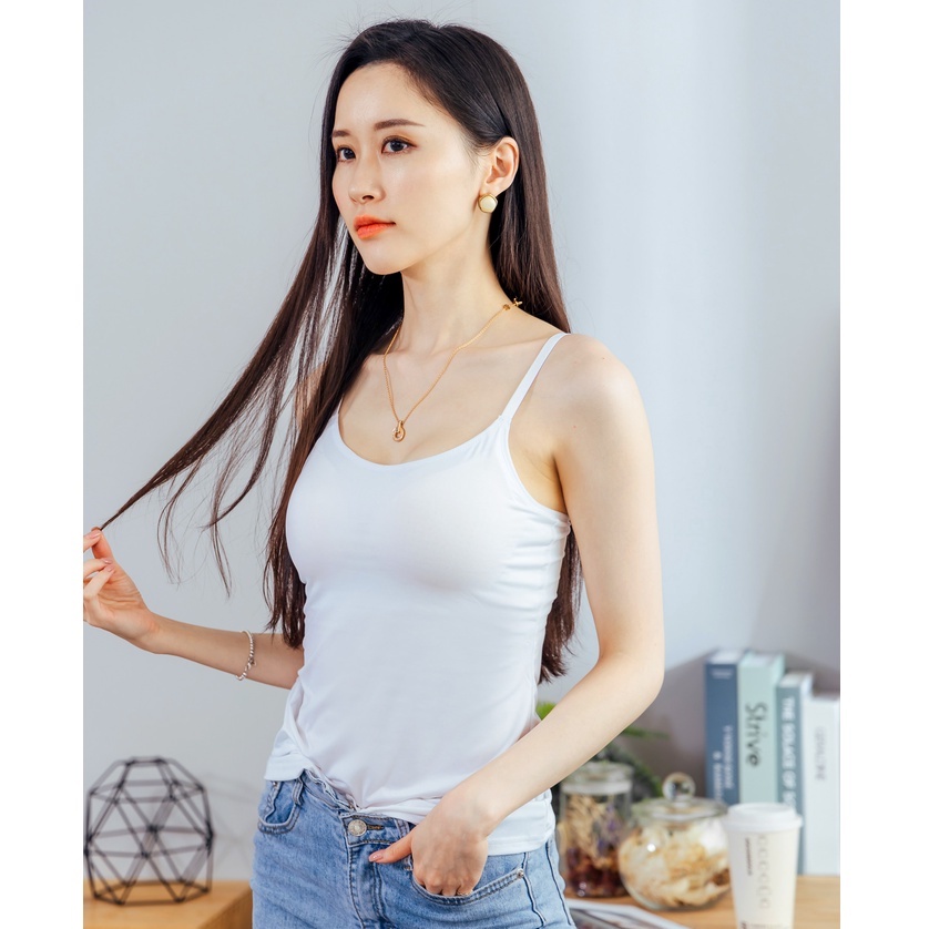 美型舒適大U領【NEONER BRATOP】無鋼圈背心-白 | 蝦皮購物