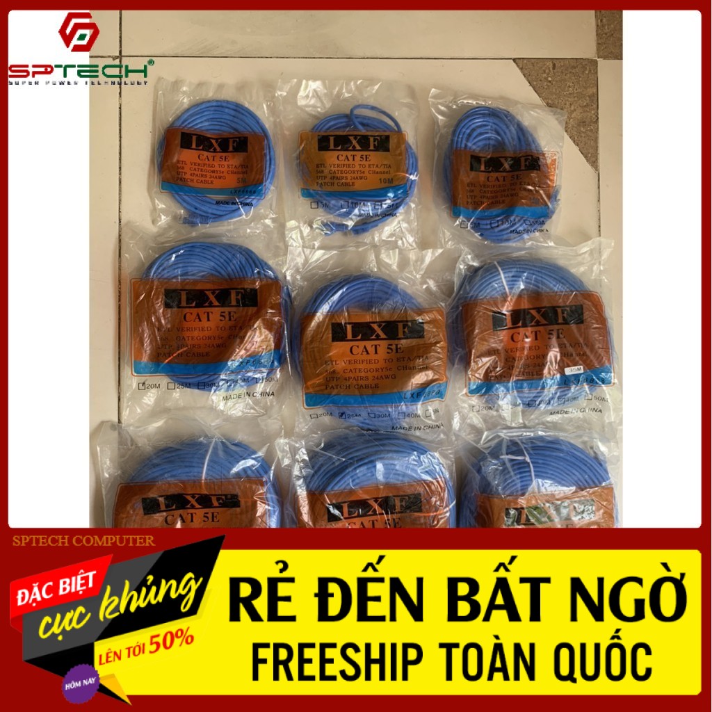 電纜 Lan UTP Cat 5E 局域網網線預壓 3M 5M 10M 15M 20M 25M 35M 45M 50M | 蝦皮購物