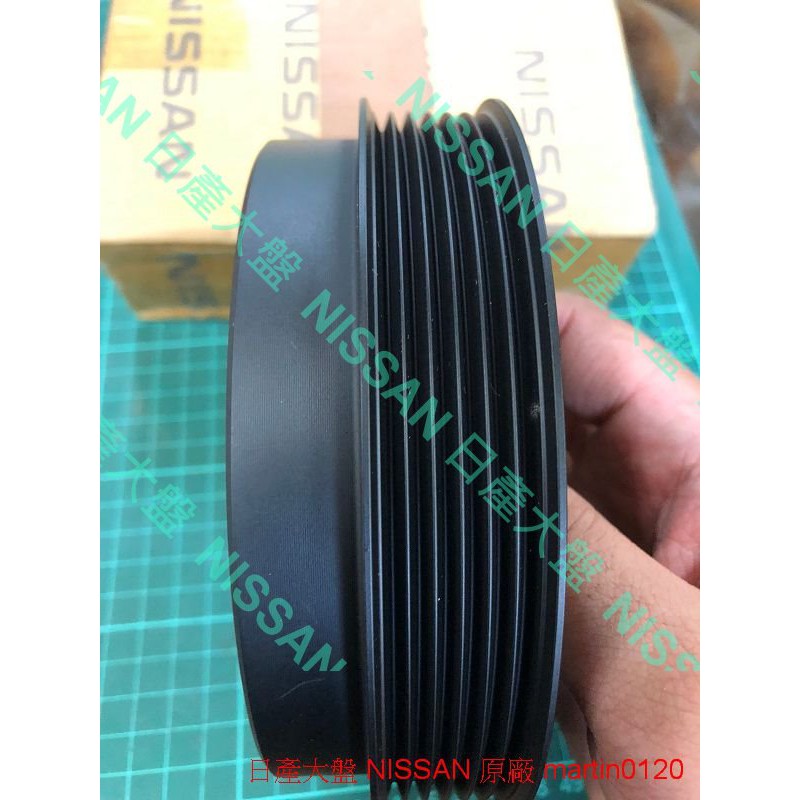 日產大盤 NISSAN 原廠 曲軸 皮帶盤 普利盤 ROGUE S35 X-TRAIL T32 2.5 | 蝦皮購物