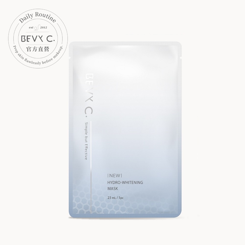 BEVY C. 植萃美白水導膜 單片23mL(效期至2025.07)｜官方直營 急救保養/保濕面膜/美白面膜/蠟黃/淡斑 | 蝦皮購物