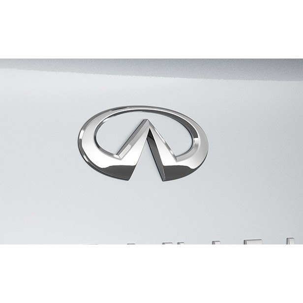 圓夢工廠 INFINITI QX70 QX80 Q40 後車廂 鍍鉻標誌 車標 廠標貼 logo 130mm*66mm | 蝦皮購物