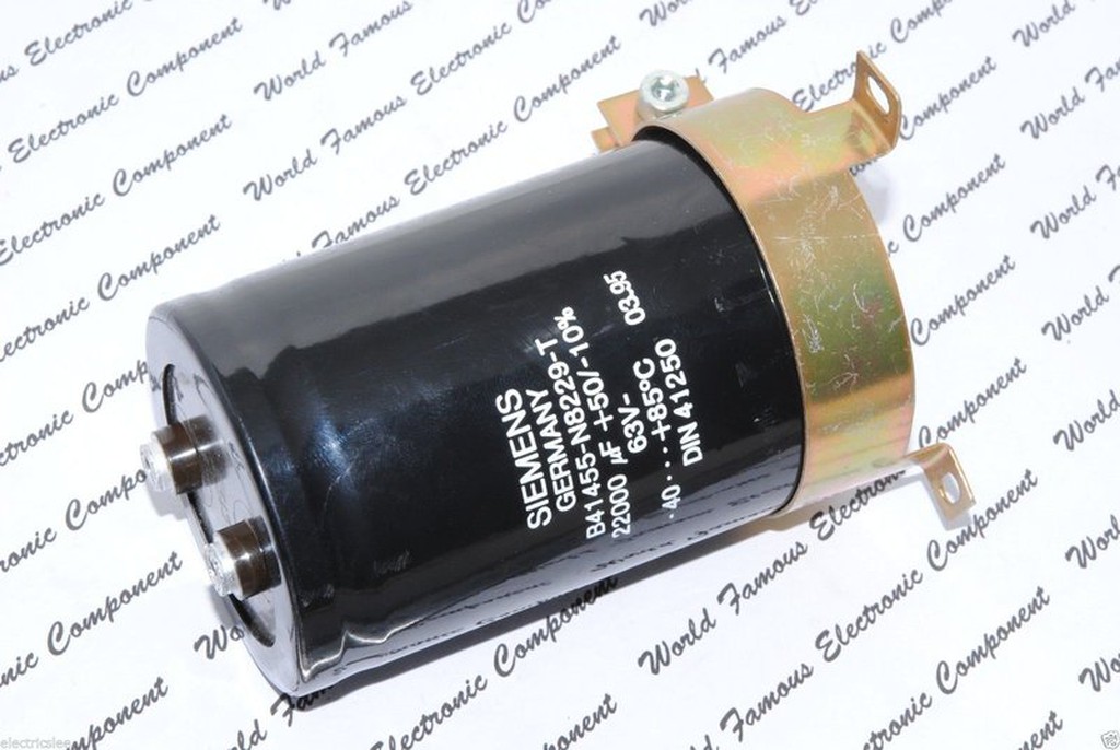 德國西門子SIEMENS 22000uF 63V B41455-N8229-T附腳座 鎖螺絲型電解電容/濾波電容 x1個 | 蝦皮購物