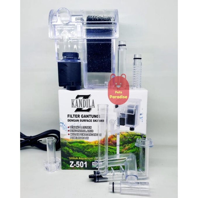 全新 Kandila Z-501 Z501 撇油器過濾器懸掛式水族箱 Aquascape BE HAPPY STAY H | 蝦皮購物