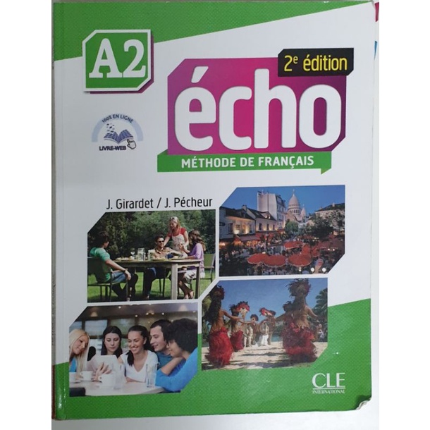 法文A2用書 echo 2e edition method de francais | 蝦皮購物