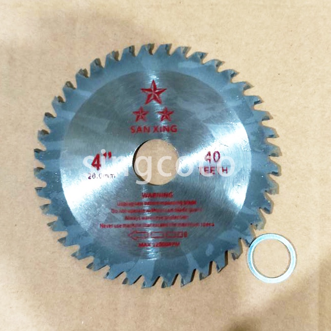 【singcoco】4'' x 40T 圓切片 圓鋸片 電動鋸片 木工切片 砂輪片鋸片 鎢鋼切片 | 蝦皮購物